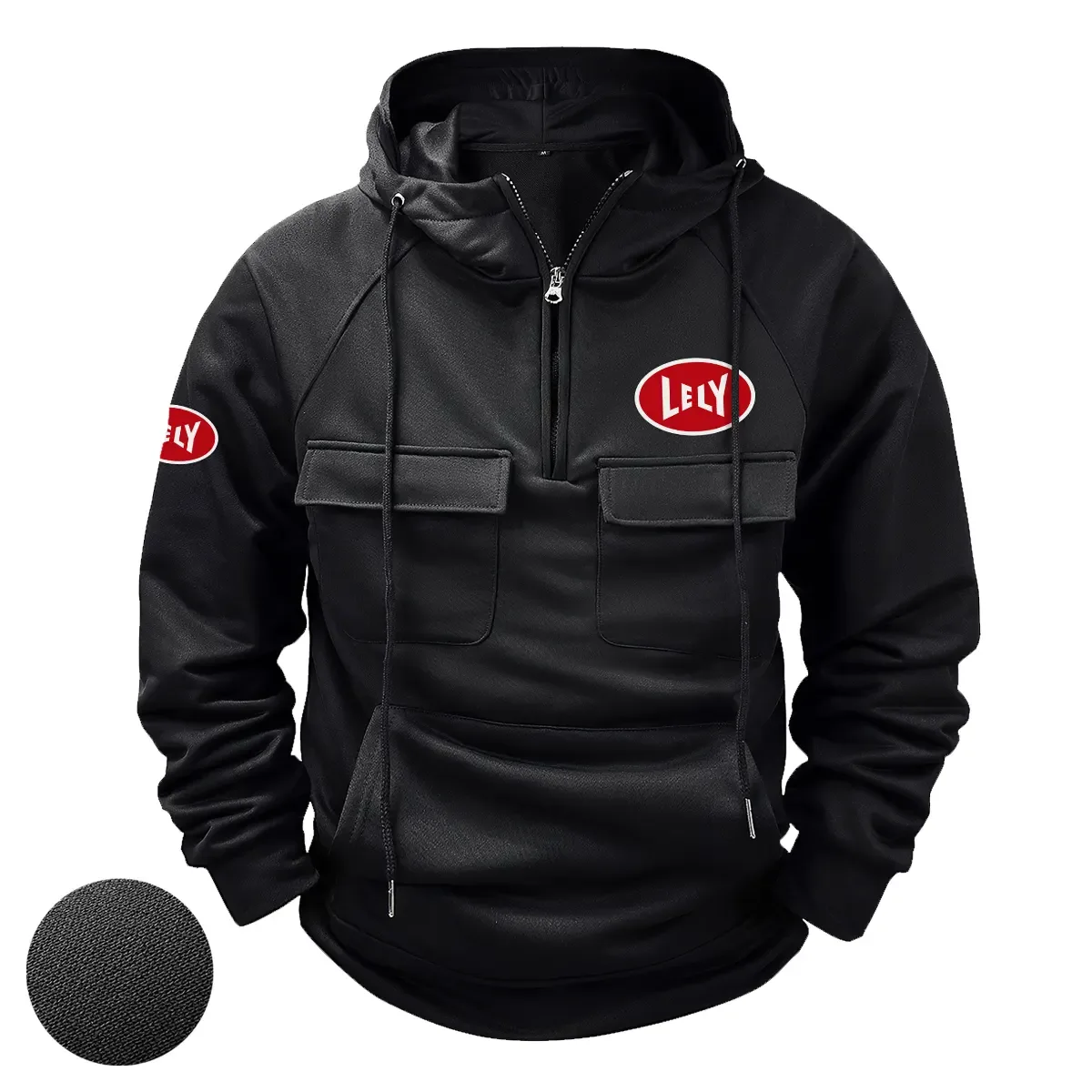 Lely Exclusive Logo Tactical Quarter Zip Hoodie OUFATQZ0819LLZ - Lely ...