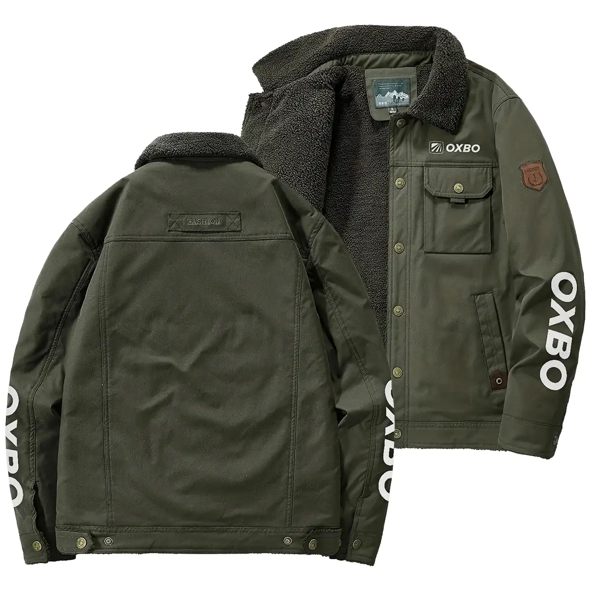 Oxbo Exclusive Logo Velvet Coat OUFAVC0611OIZ - Oxbo Coat - Euclidprints