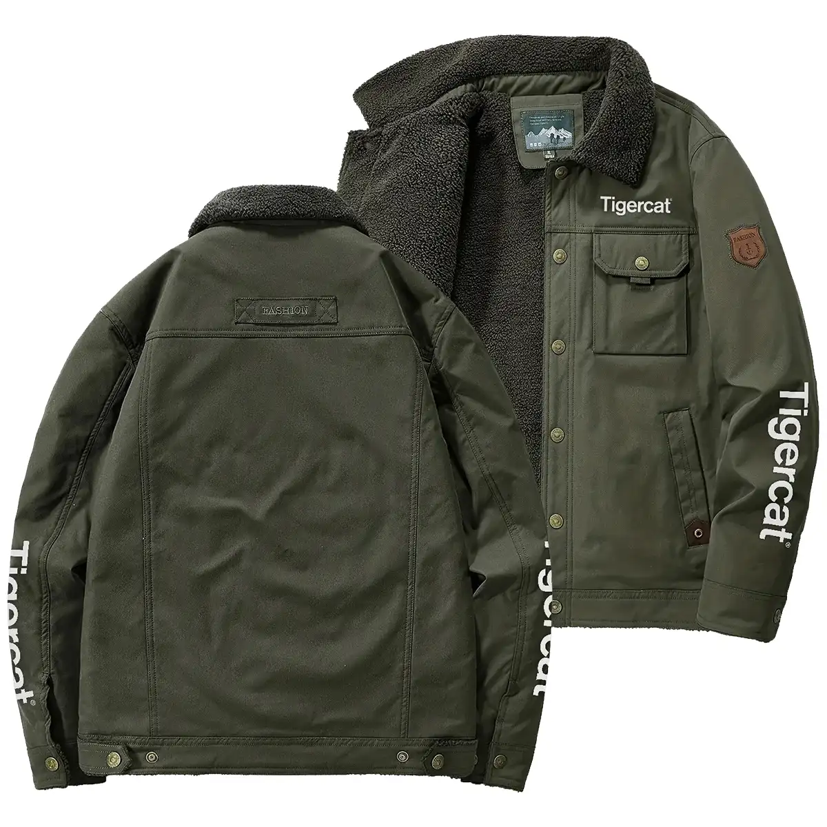 Tigercat Exclusive Logo Velvet Coat OUFAVC0611TRZ - Tigercat Coat ...