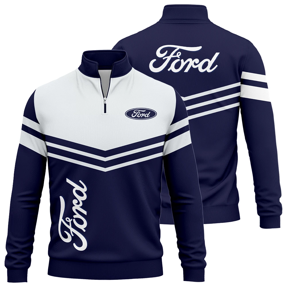 Ford Exclusive Logo Quarter-Zip Sweatshirt SNOVQTS02F1ZZ – Ford ...