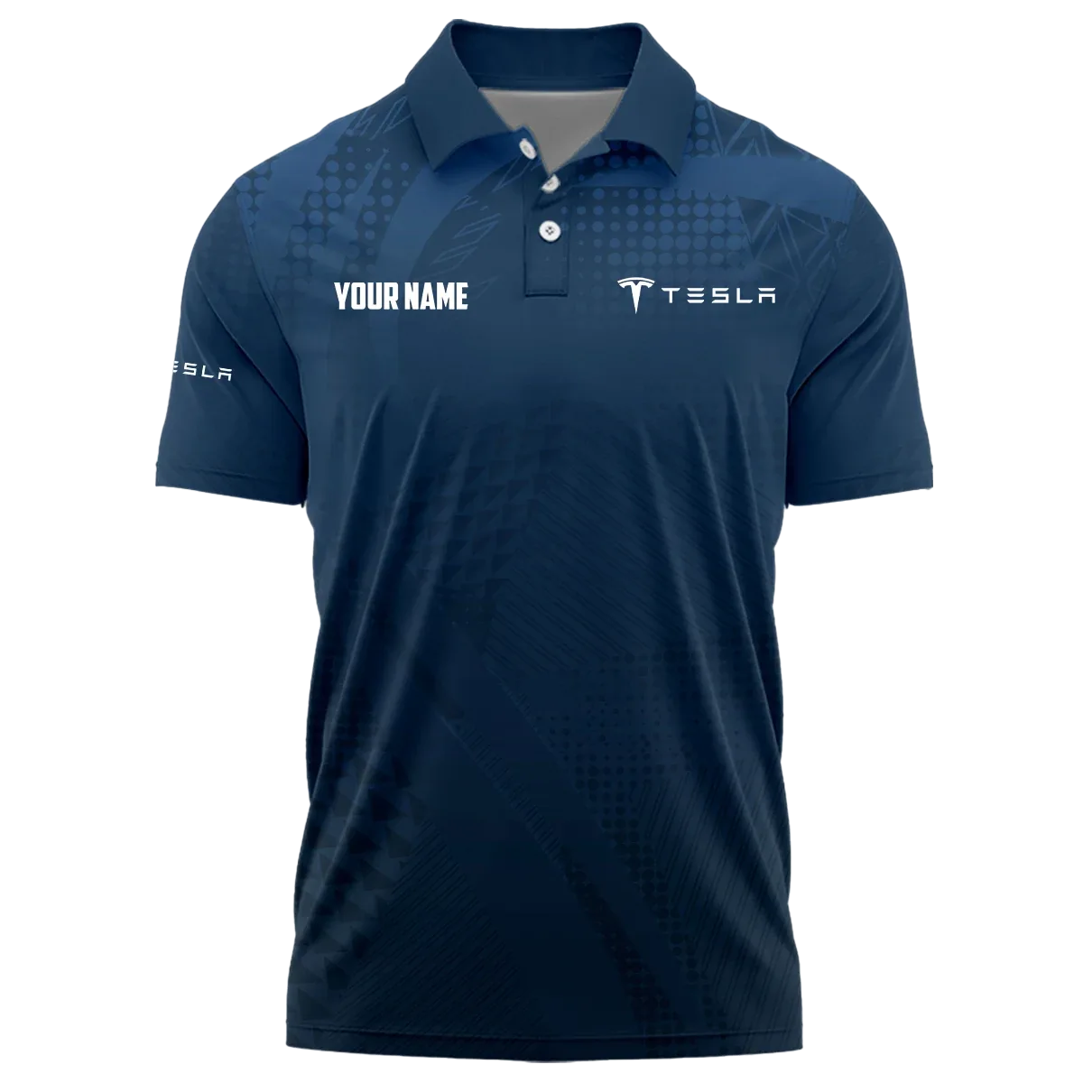 Tesla Exclusive Logo Polo Shirt OUFAPLTS081907TLZ - Tesla Polo Shirt ...