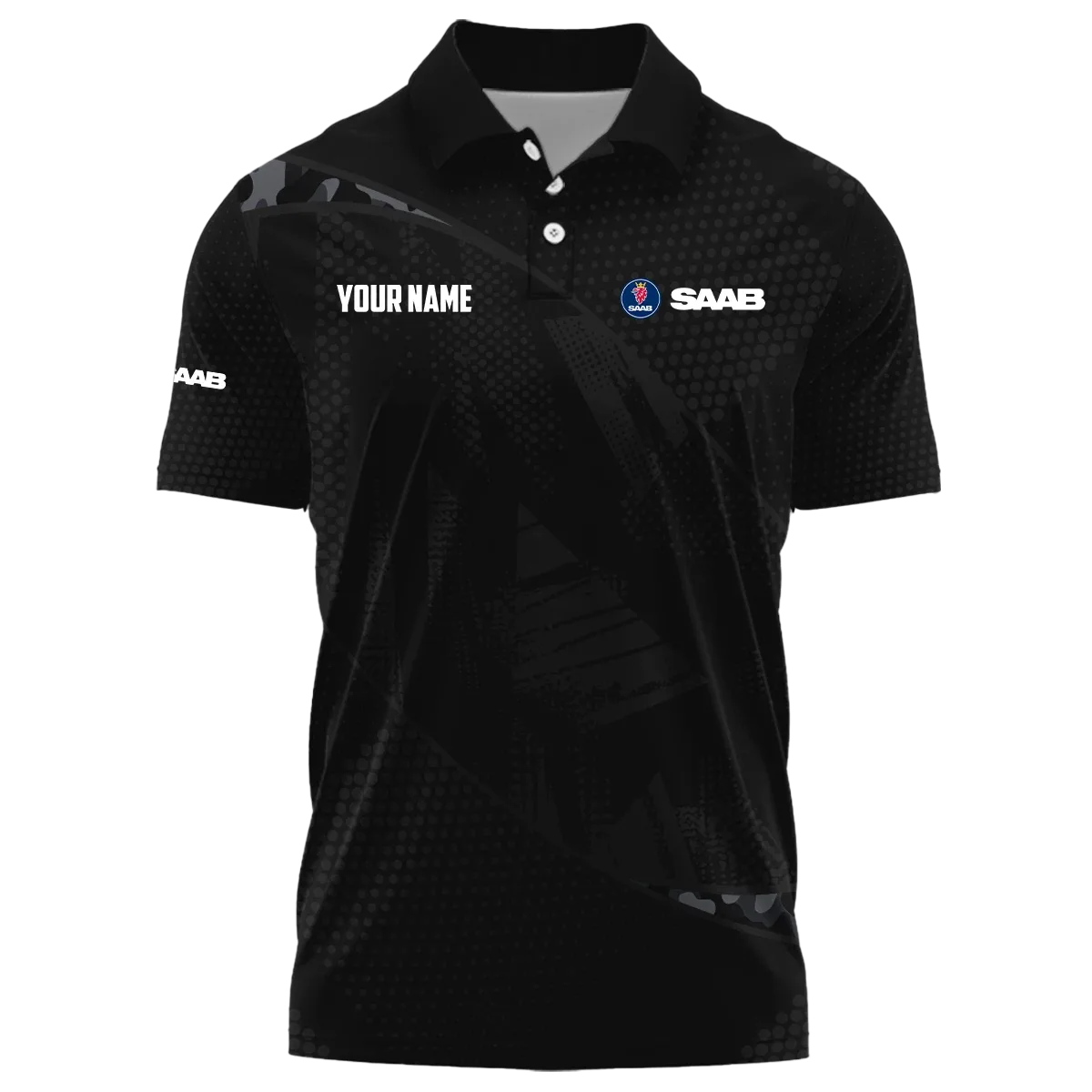 Saab Exclusive Logo Polo Shirt OUFAPLTS081912SBZ - Saab Polo Shirt ...