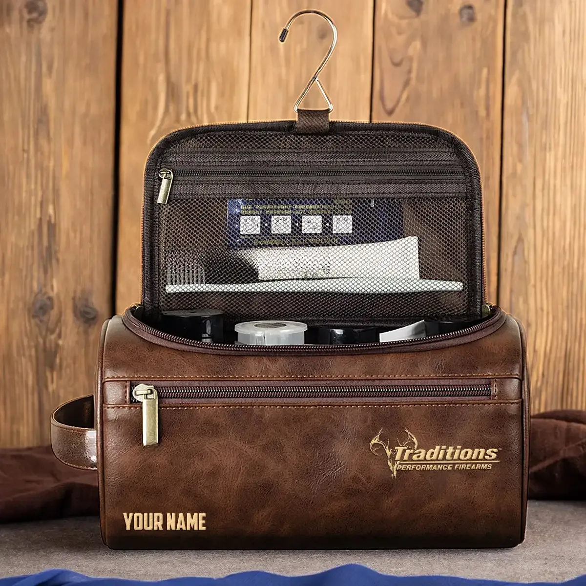 Traditions Exclusive Logo Leather Toiletry Bag OUHULB0815TDZ ...